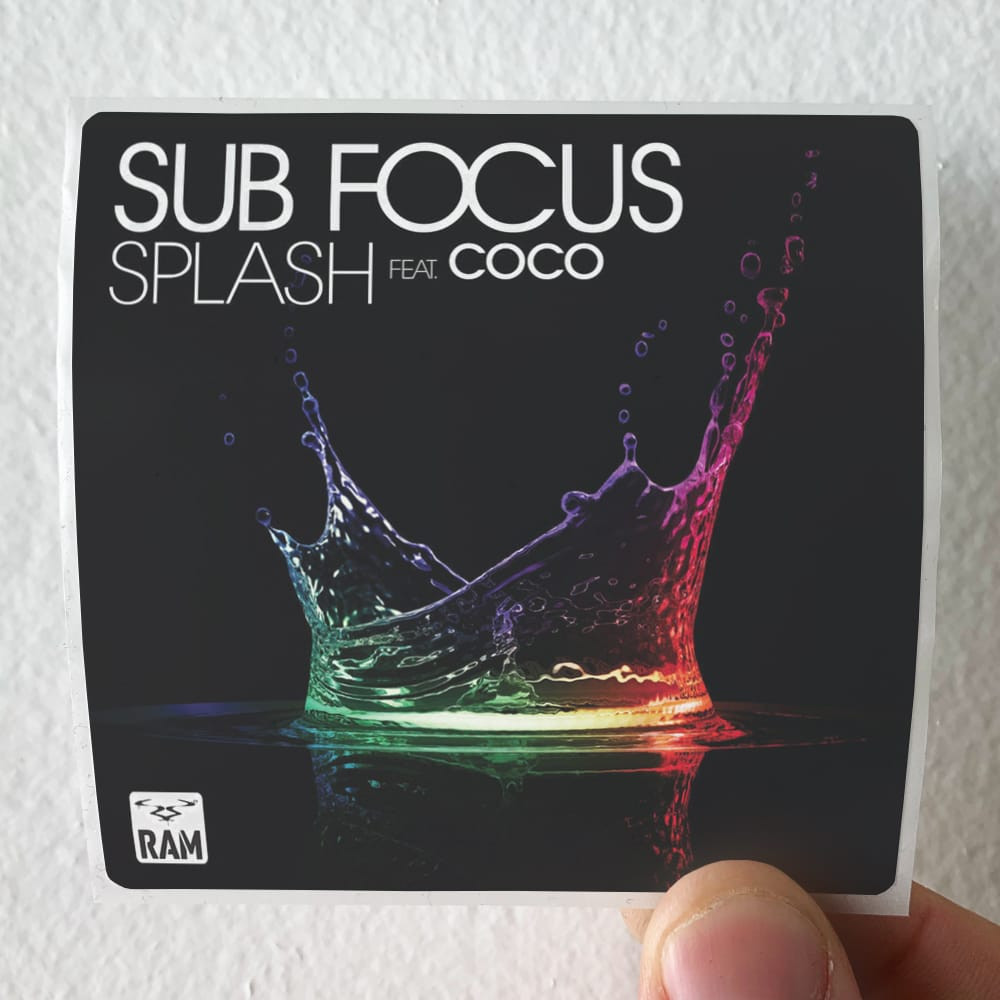 Sub Focus Splash Album Cover Sticker