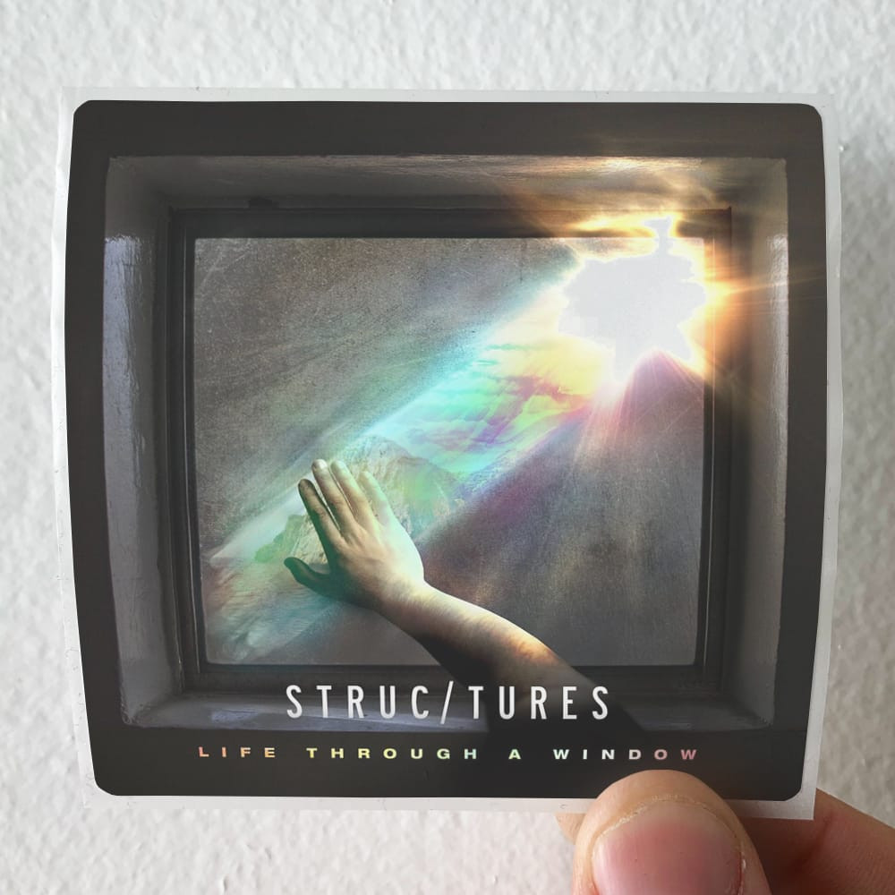 Structures Life Through A Window Album Cover Sticker