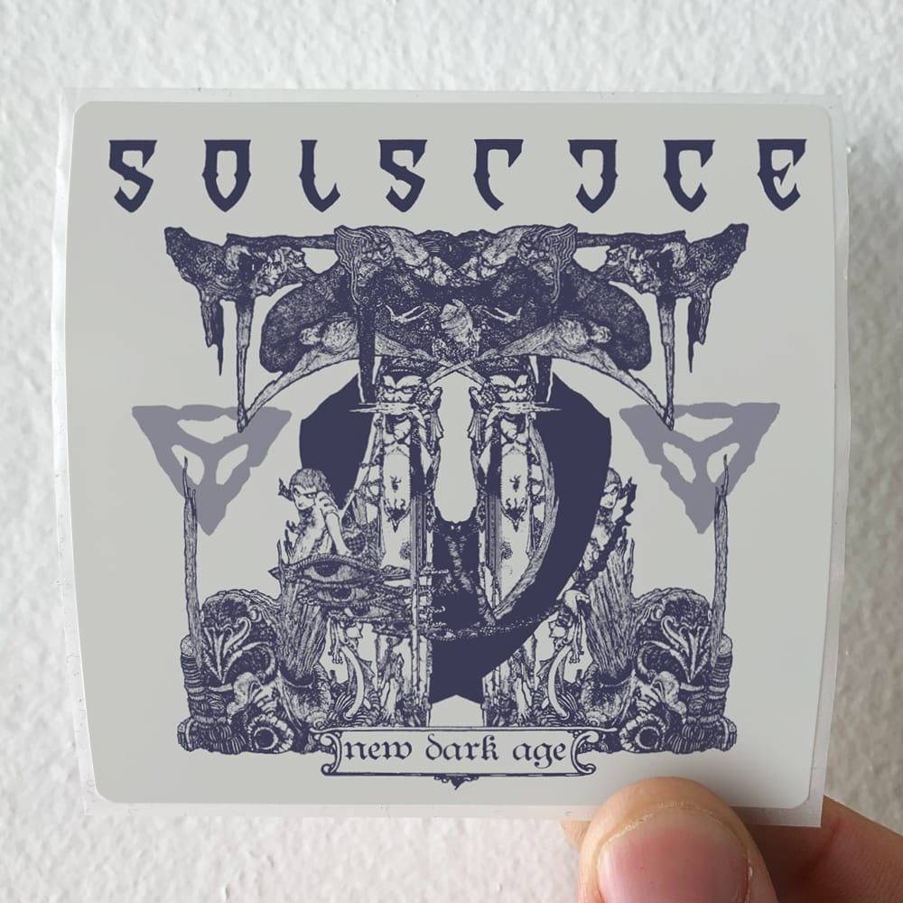 Solstice New Dark Age Album Cover Sticker