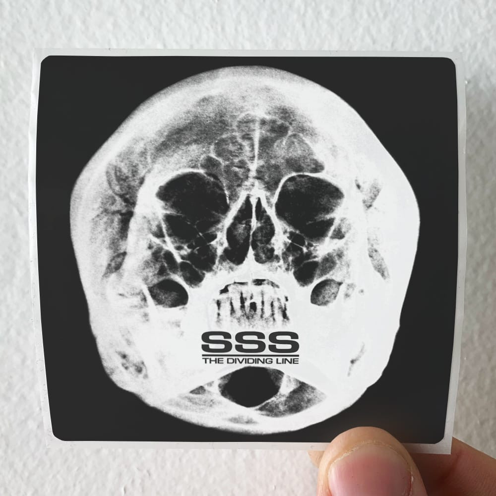 SSS The Dividing Line Album Cover Sticker