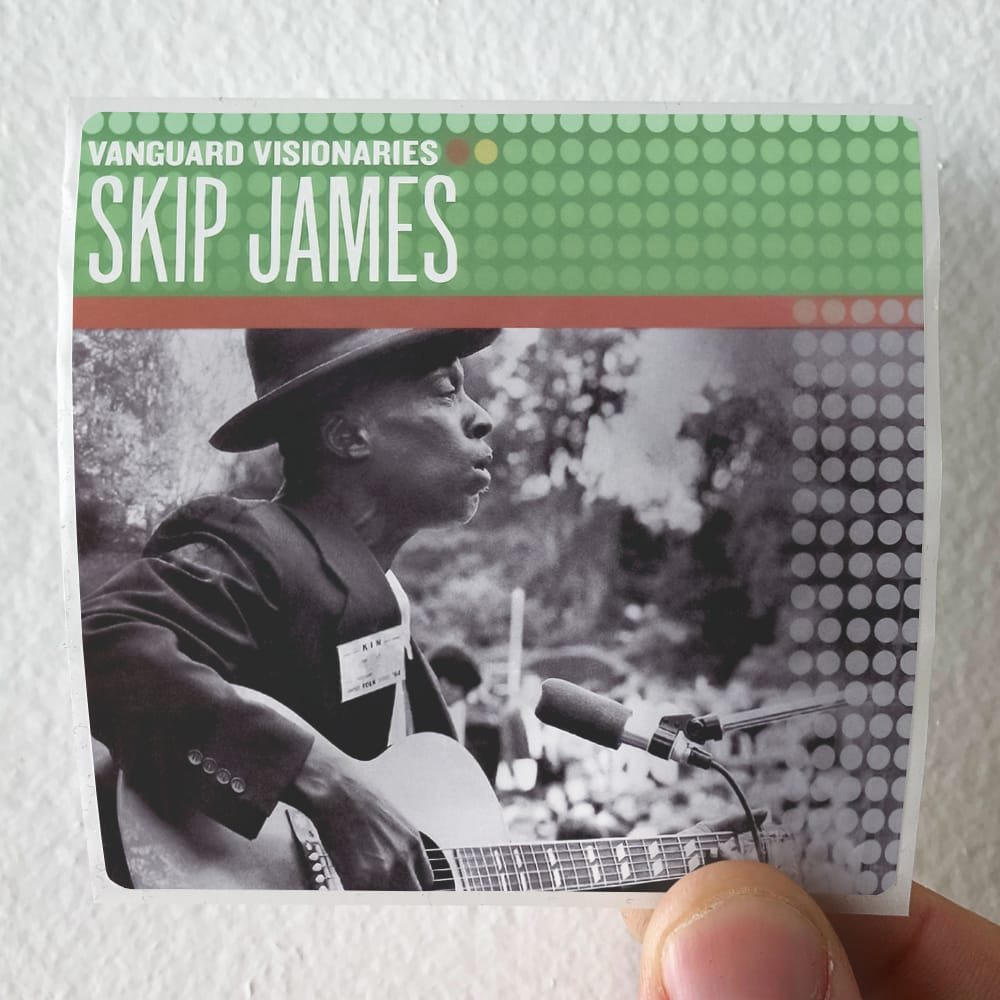 Skip James Vanguard Visionaries Album Cover Sticker