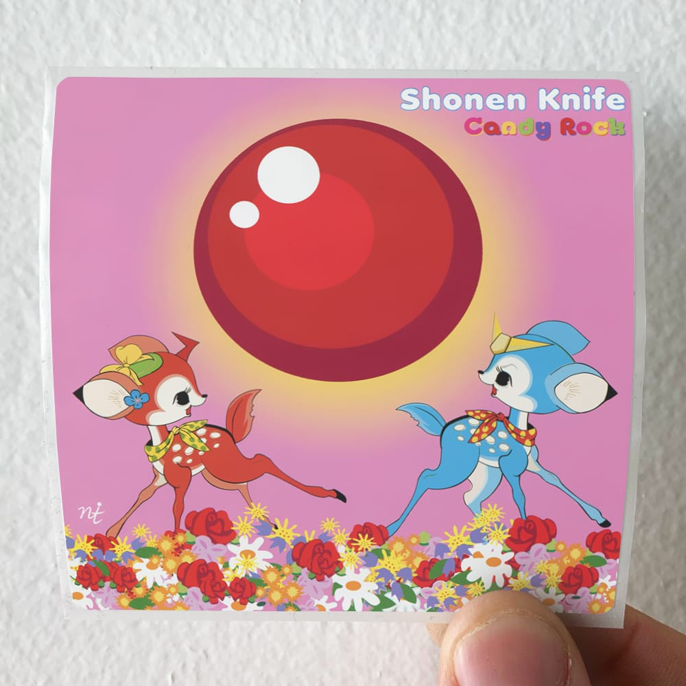 Shonen Knife Candy Rock Album Cover Sticker