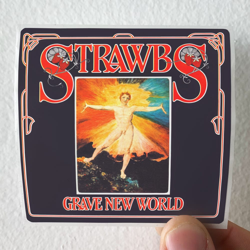 Strawbs Grave New World Album Cover Sticker