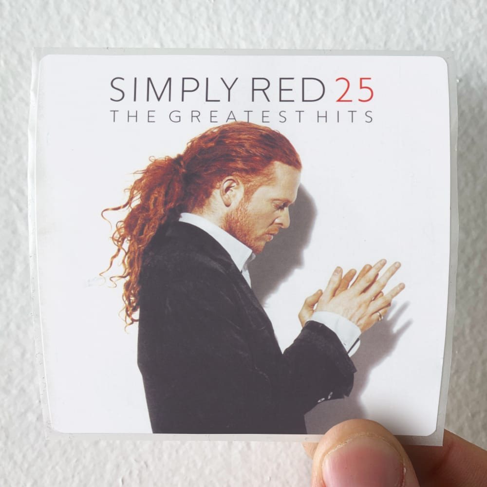 Simply Red 25 The Greatest Hits Album Cover Sticker