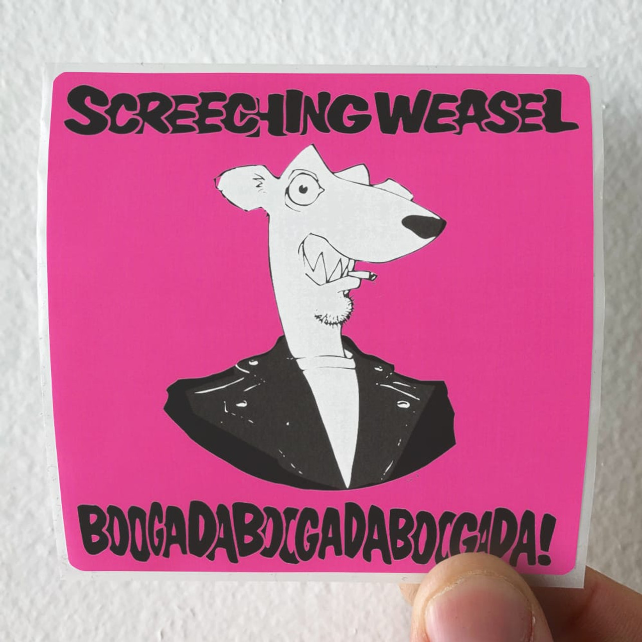 Screeching Weasel Boogadaboogadaboogada Album Cover Sticker