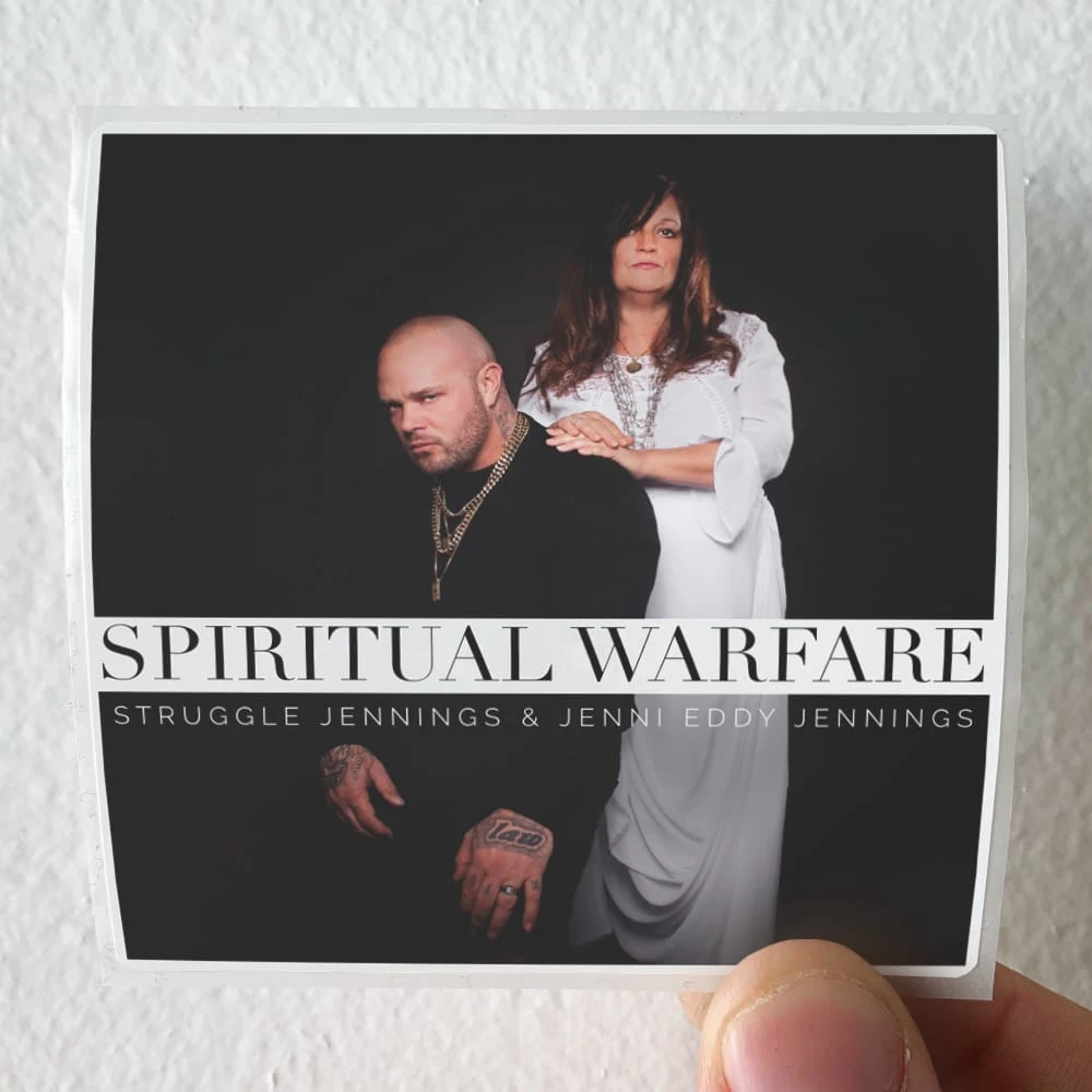 Struggle Spiritual Warfare Album Cover Sticker