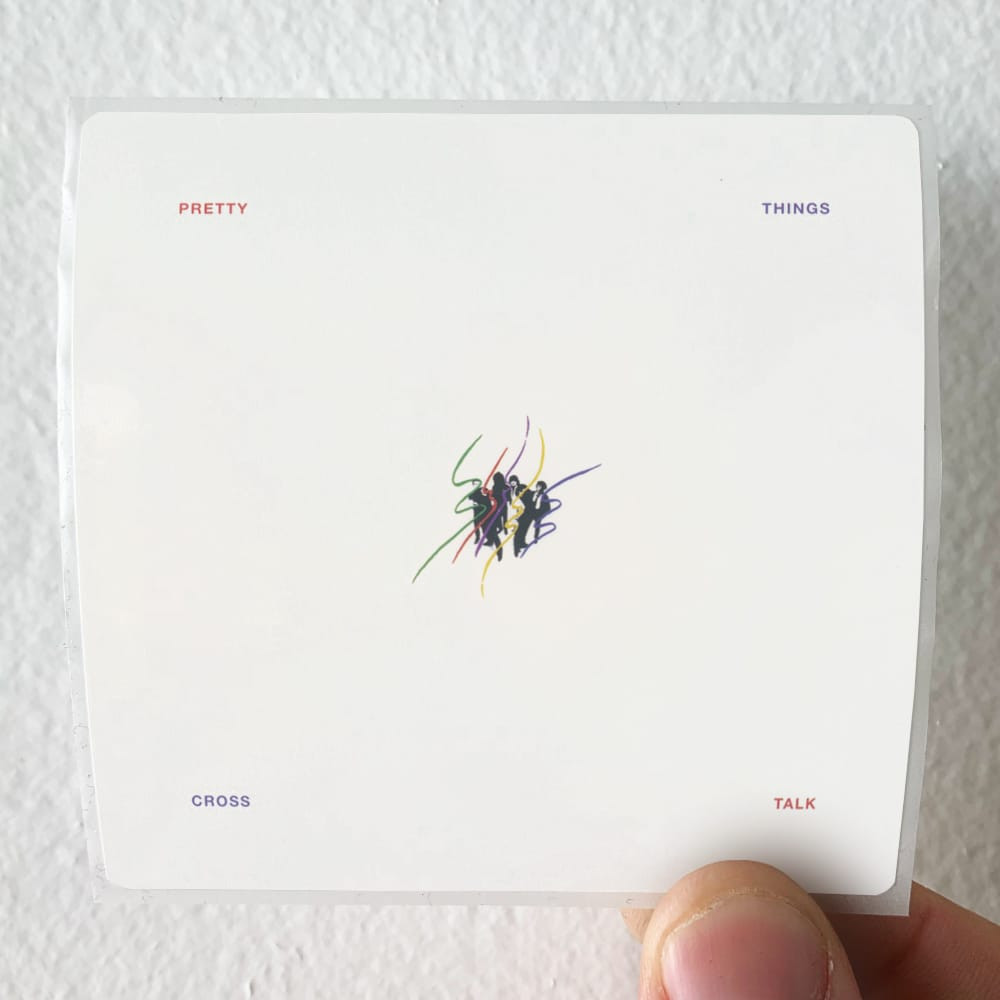 The Pretty Things Cross Talk Album Cover Sticker
