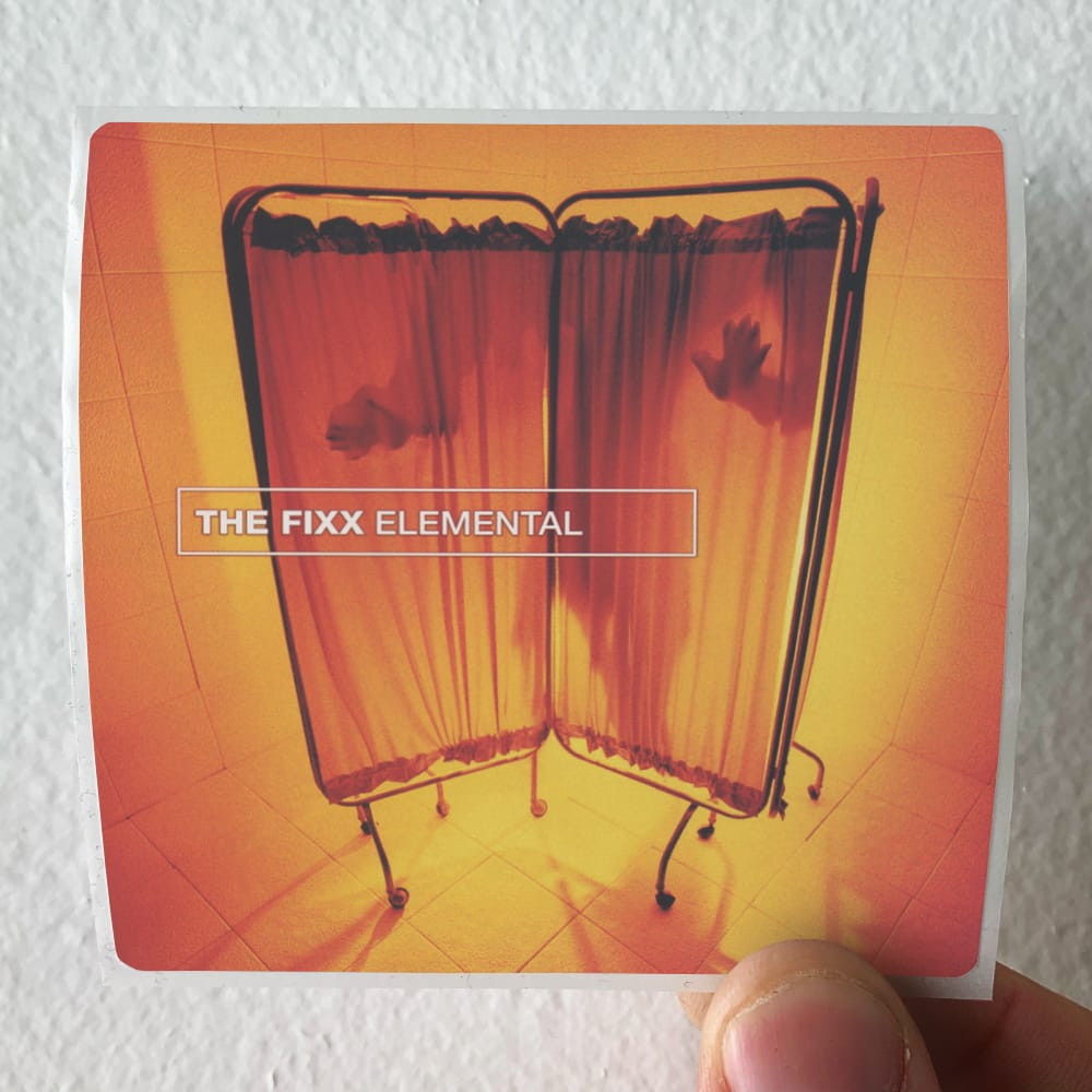 The Fixx Elemental Album Cover Sticker