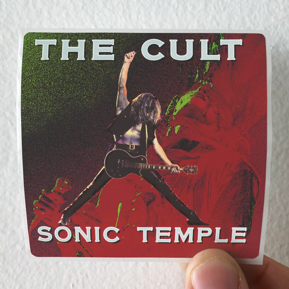 The Cult Sonic Temple 1 Album Cover Sticker