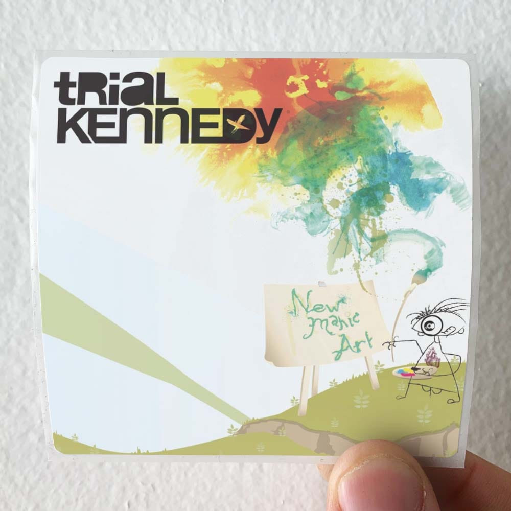 Trial Kennedy New Manic Art Album Cover Sticker