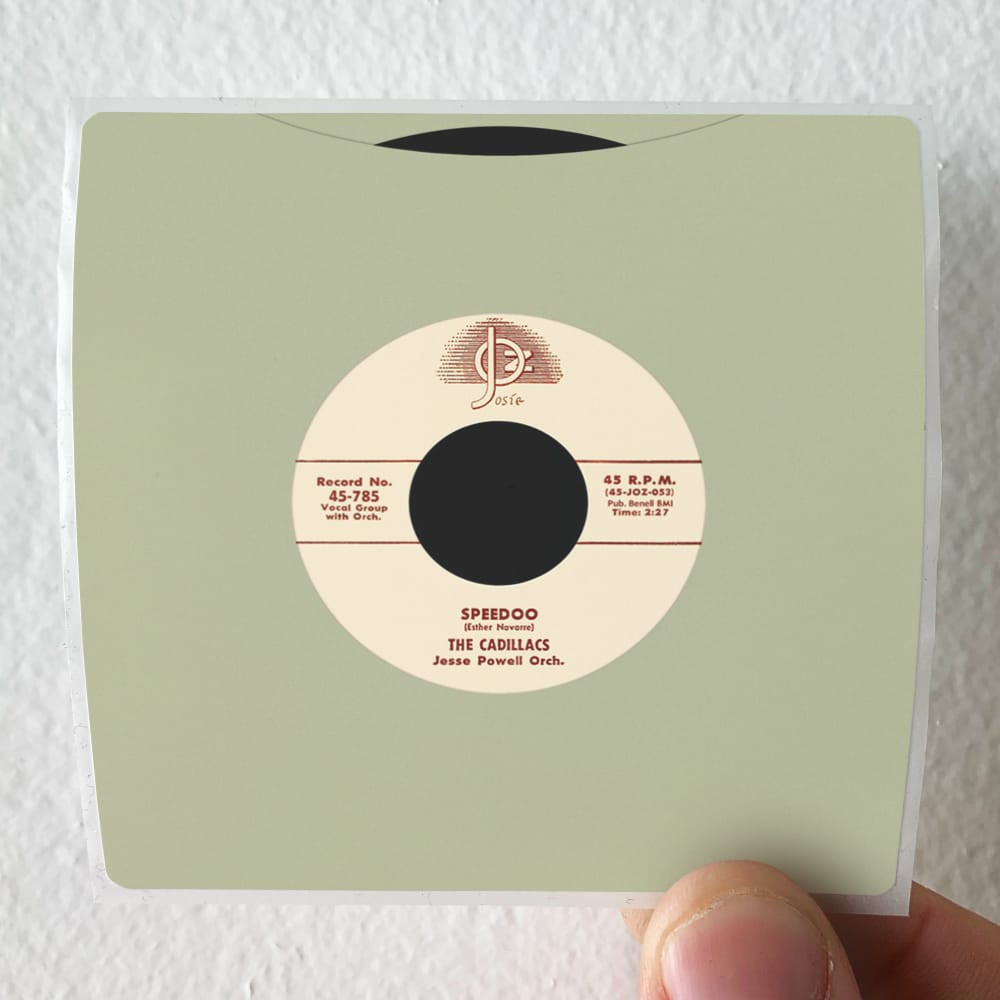 The Cadillacs Speedoo Let Me Explain Album Cover Sticker