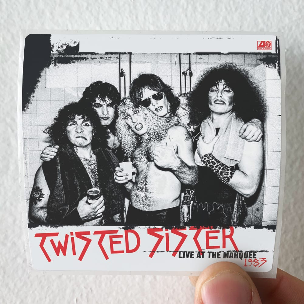 Twisted Sister Live At The Marquee 1983 Album Cover Sticker