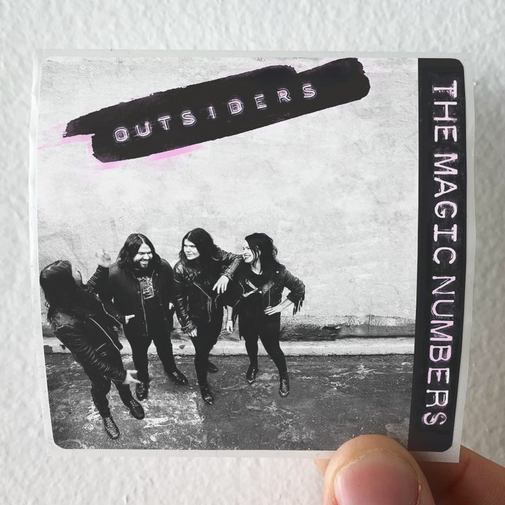 The Magic Numbers Outsiders Album Cover Sticker
