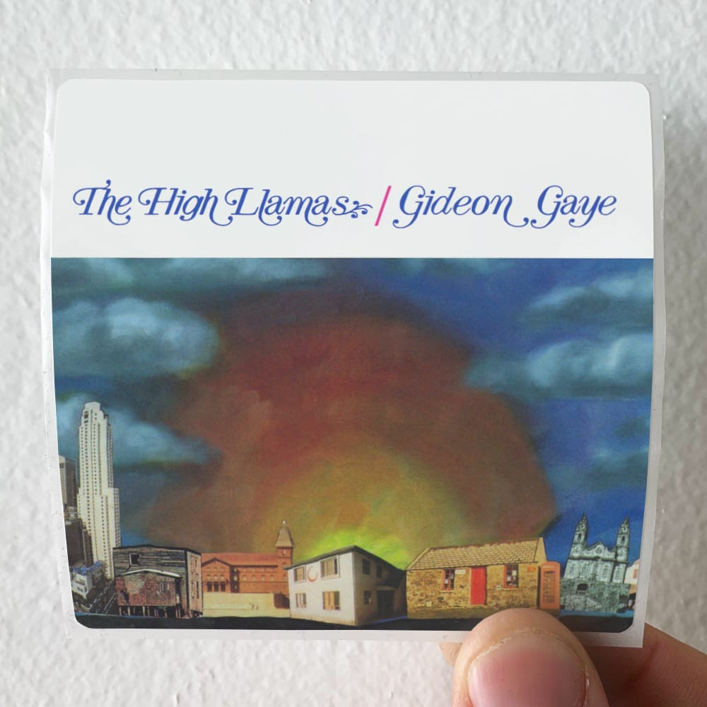 The High Llamas Gideon Gaye Album Cover Sticker