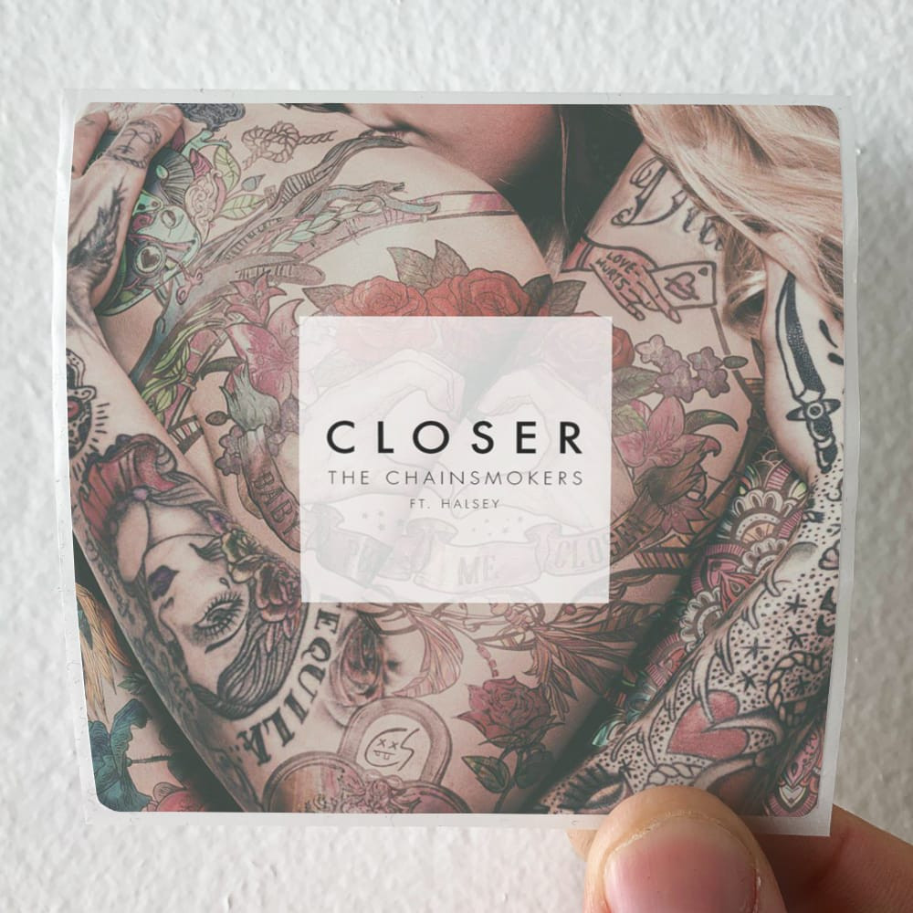 The Chainsmokers Closer Album Cover Sticker