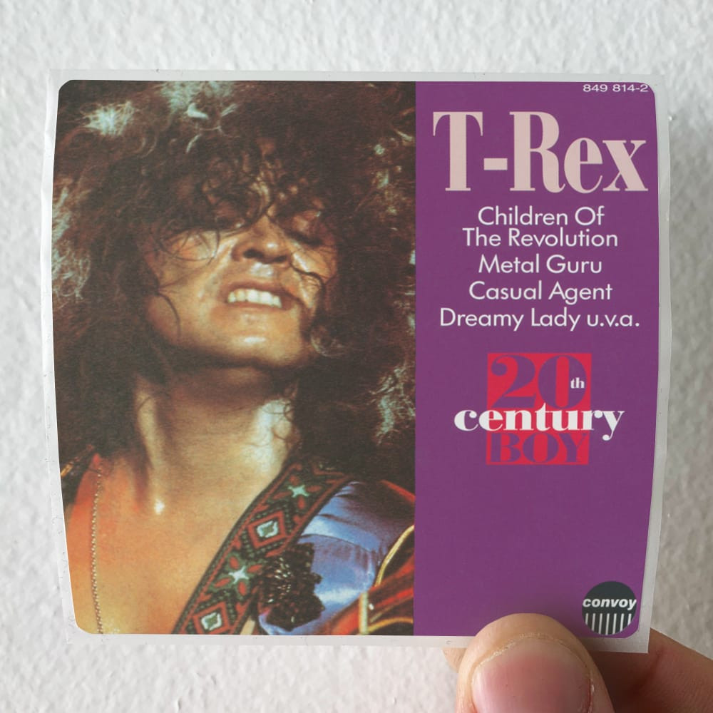 T Rex 20Th Century Boy Album Cover Sticker