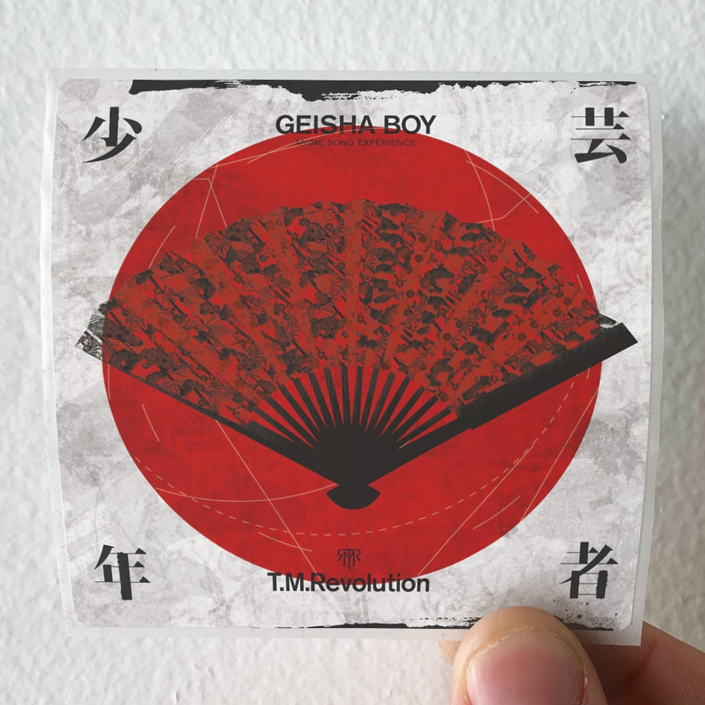 TMRevolution Geisha Boy Anime Song Experience Album Cover Sticker