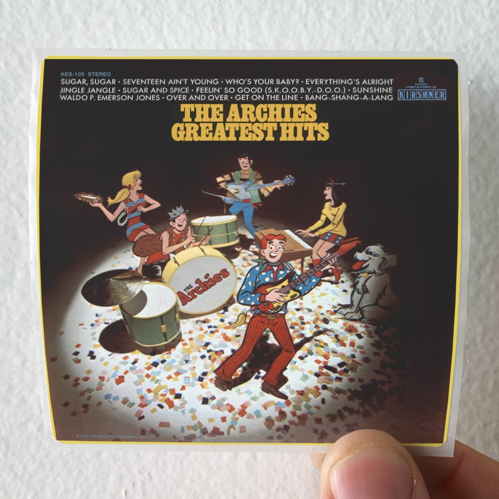 The Archies Greatest Hits Album Cover Sticker