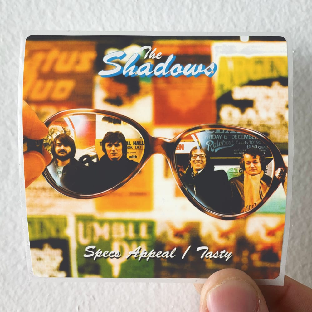 The Shadows Specs Appeal Tasty Album Cover Sticker