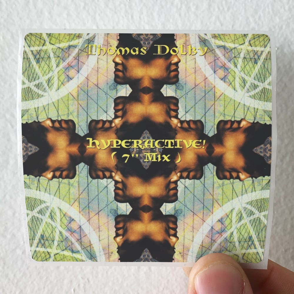 Thomas Dolby Hyperactive 2 Album Cover Sticker