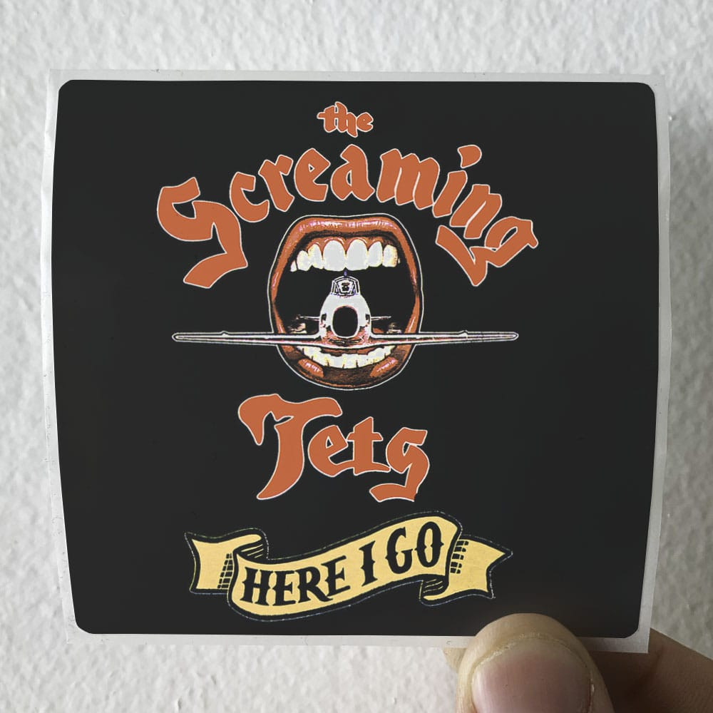 The Screaming Jets Here I Go Album Cover Sticker