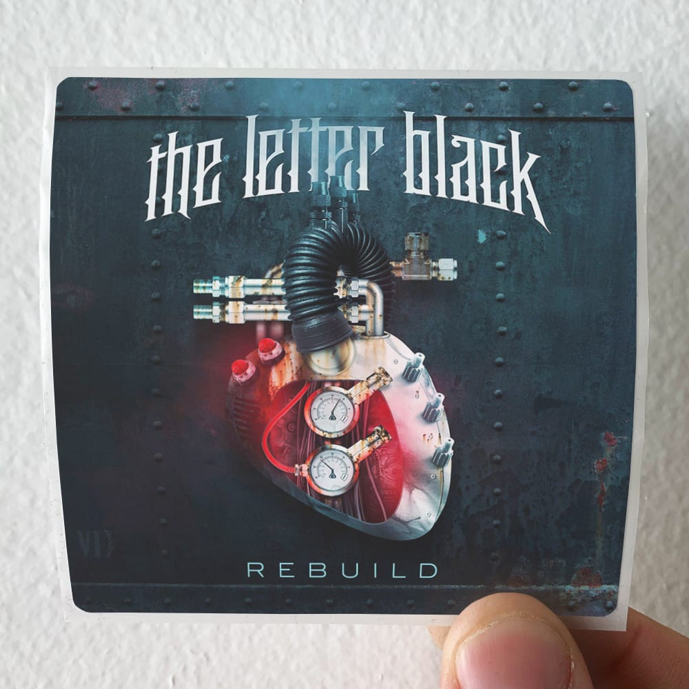 The Letter Black Rebuild Album Cover Sticker
