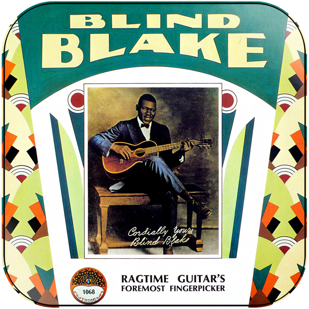 Blind Blake James Blake Album Cover Sticker Album Cover Sticker