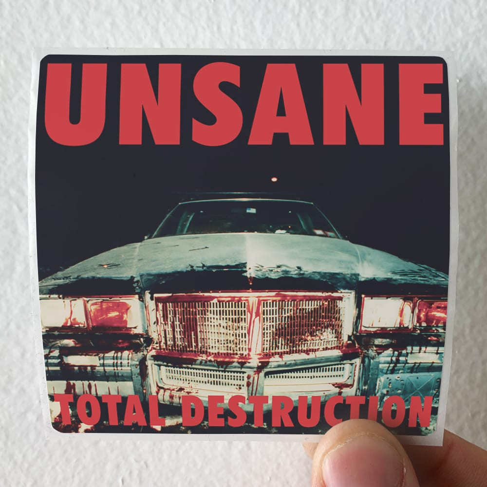 Unsane Total Destruction Album Cover Sticker
