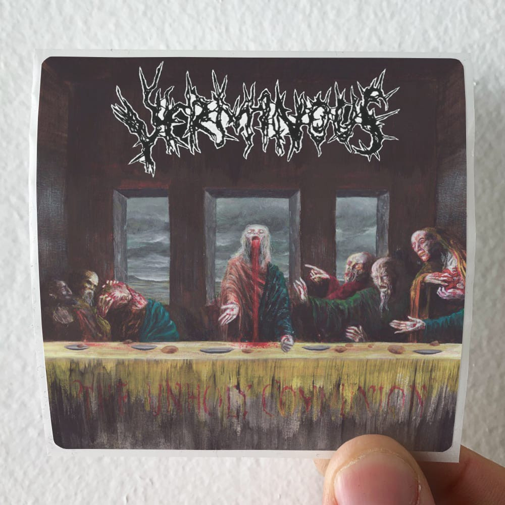 Verminous The Unholy Communion Album Cover Sticker