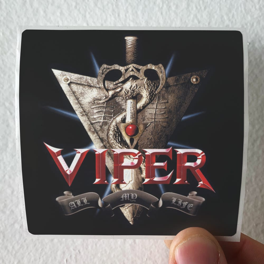 Viper All My Life Album Cover Sticker