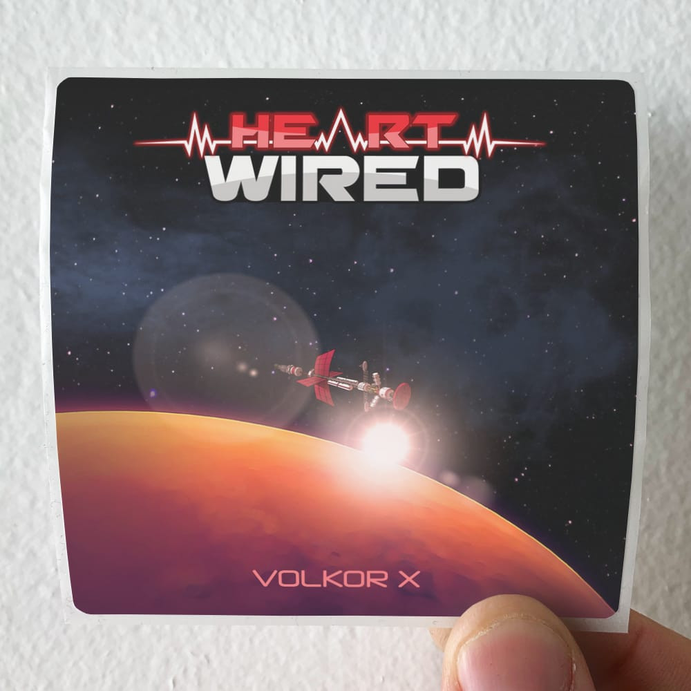 Volkor X Heart Wired Album Cover Sticker