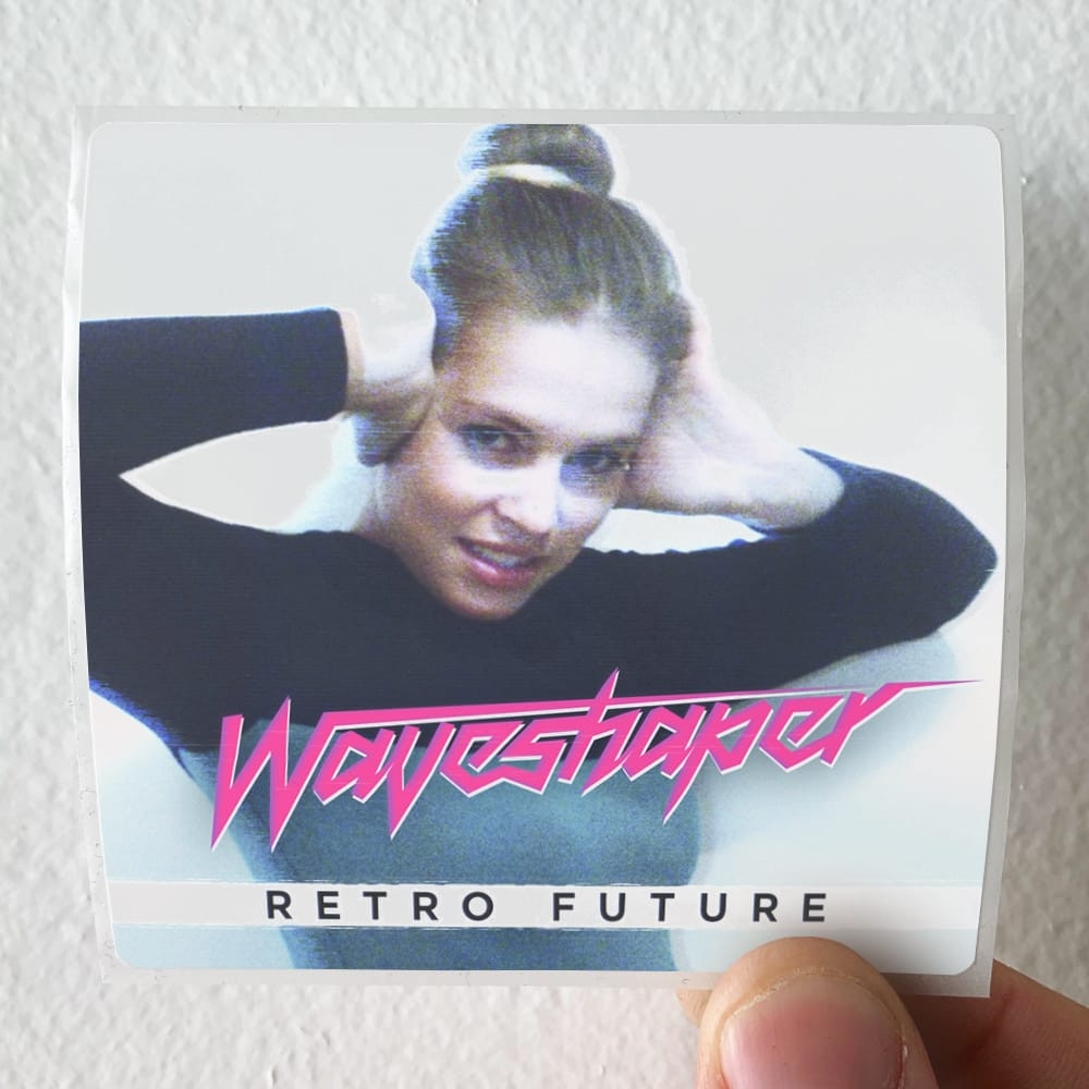 Waveshaper Retro Future Album Cover Sticker