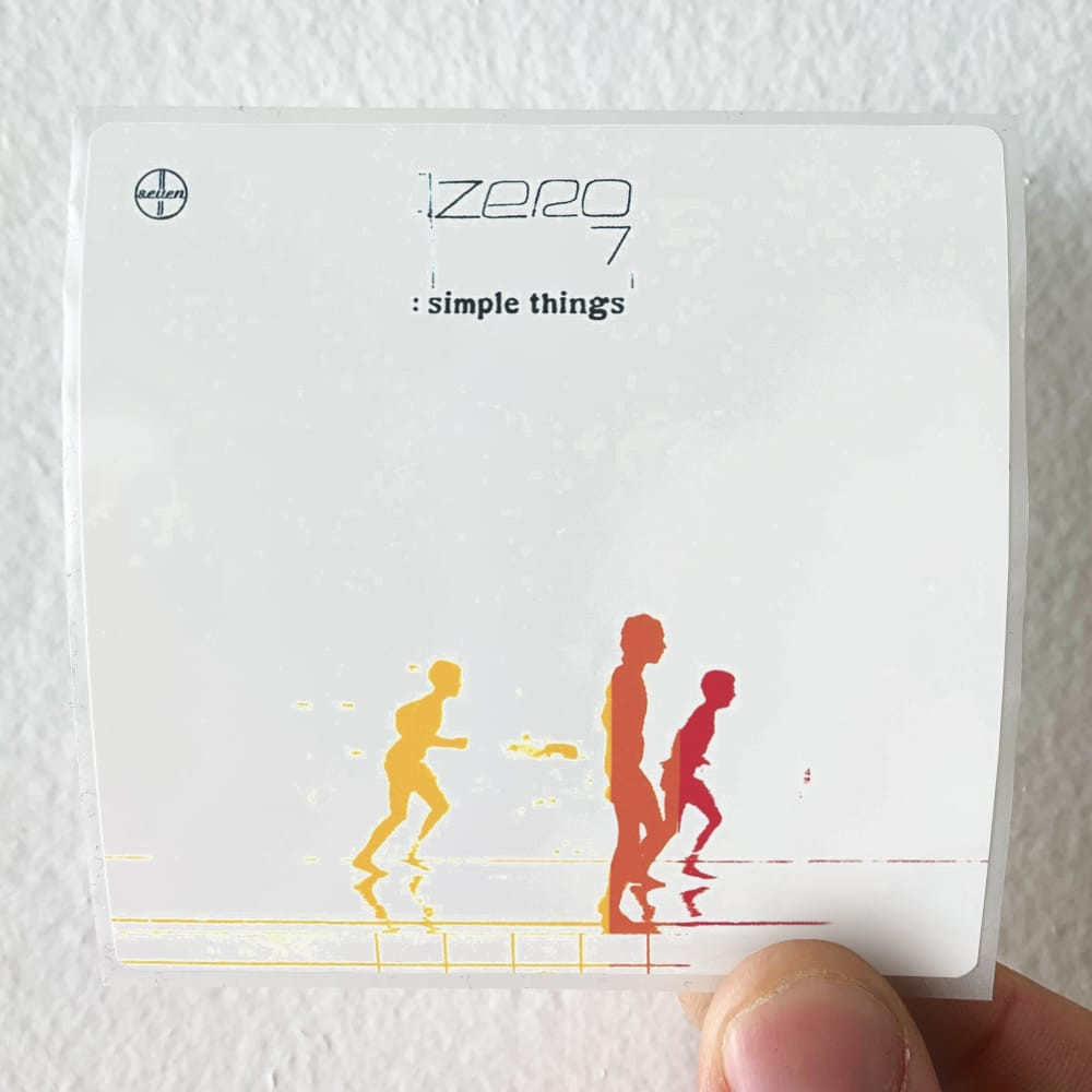 Zero 7 Simple Things Album Cover Sticker