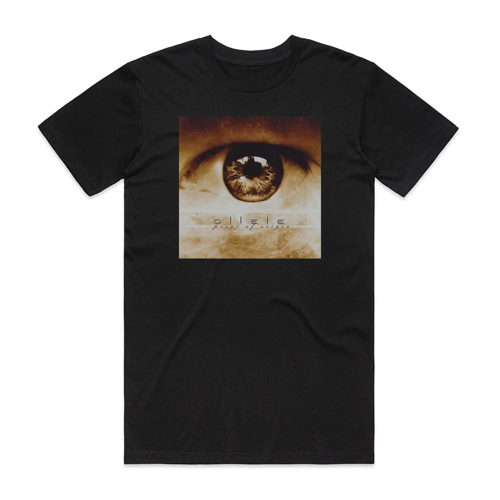 Allele Point Of Origin Album Cover T-Shirt Black