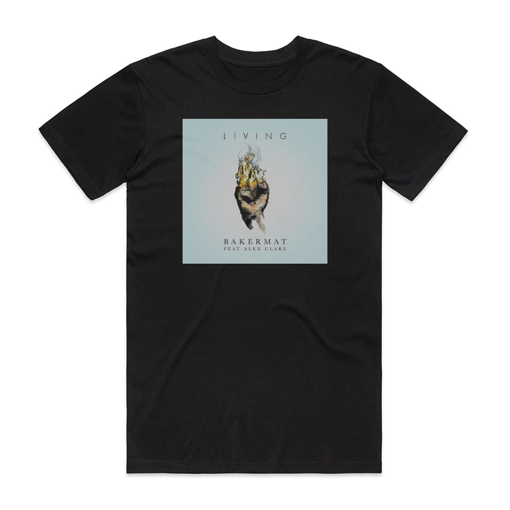 Bakermat Living Album Cover T-Shirt Black