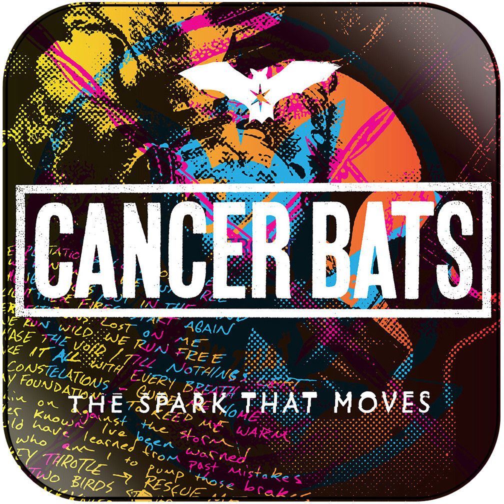 Cancer Bats The Spark That Moves Album Cover Sticker Album Cover Sticker