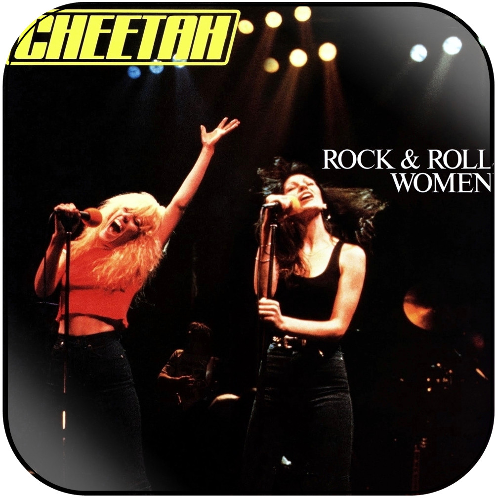 Cheetah Rock And Roll Women Album Cover Sticker Album Cover Sticker