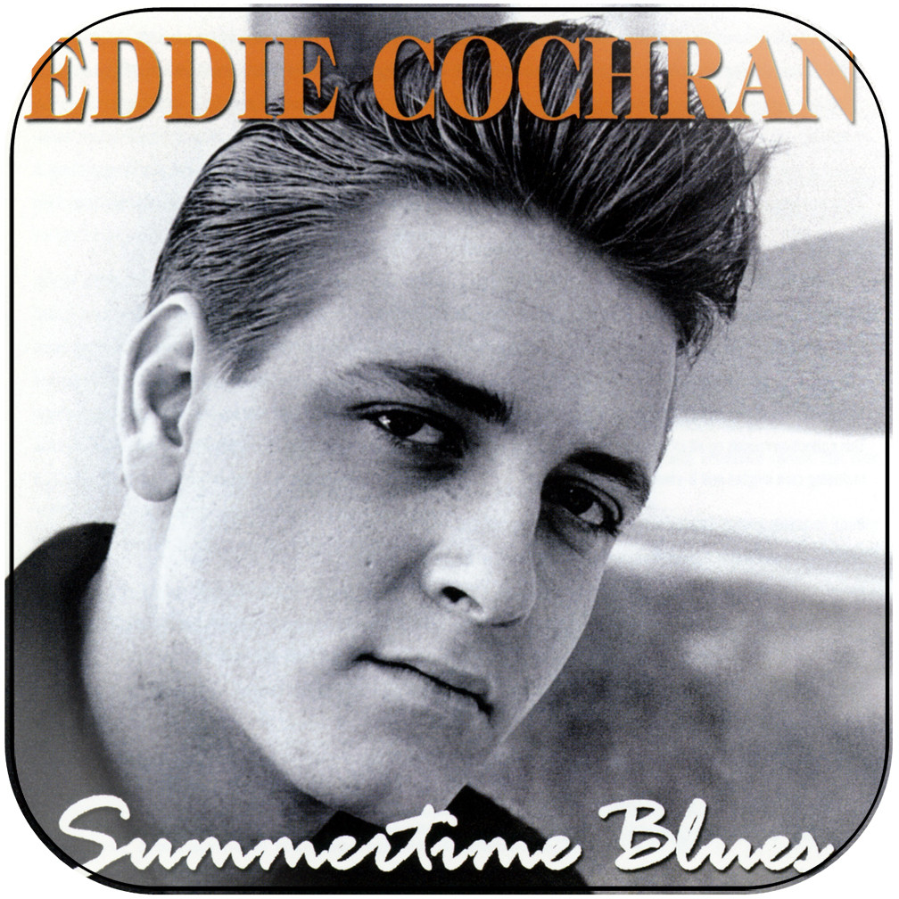 Eddie Cochran Summertime Blues Album Cover Sticker Album Cover Sticker