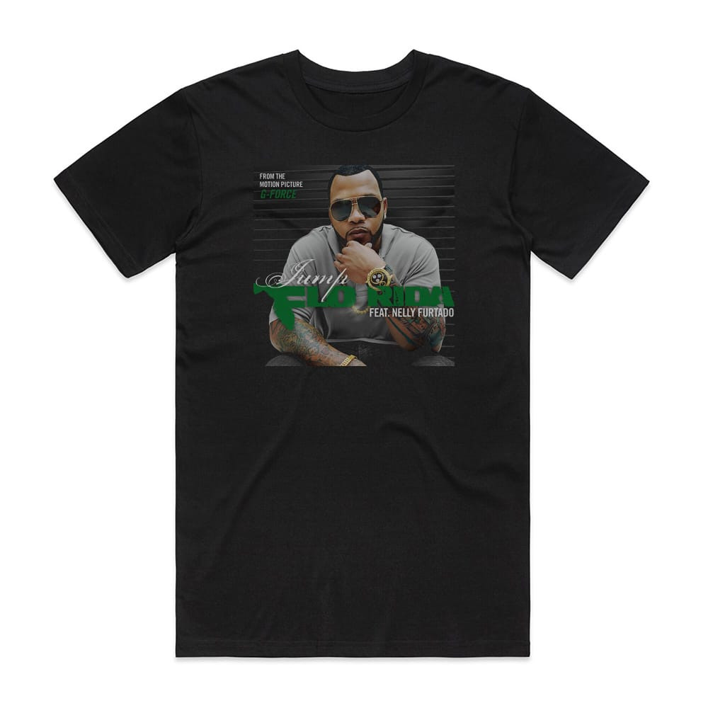 Flo Rida Jump Album Cover T-Shirt Black