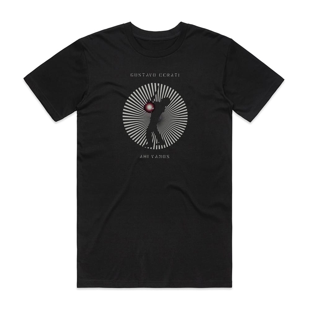 Gustavo Cerati Ah Vamos Album Cover T-Shirt Black