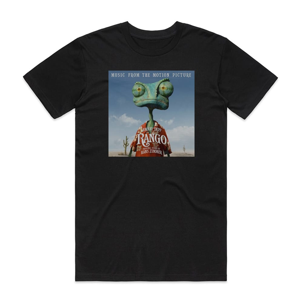 Hans Zimmer Rango Album Cover T-Shirt Black
