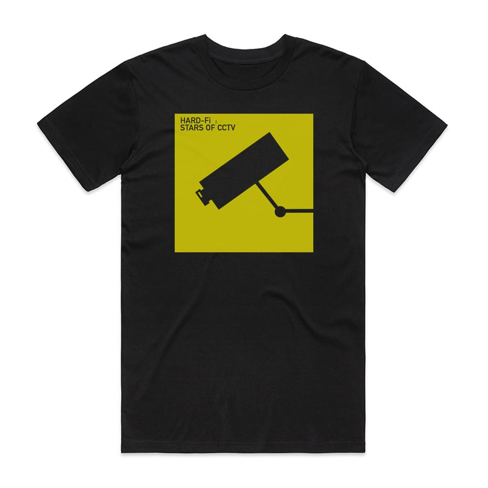 Hard-Fi Stars Of Cctv Album Cover T-Shirt Black