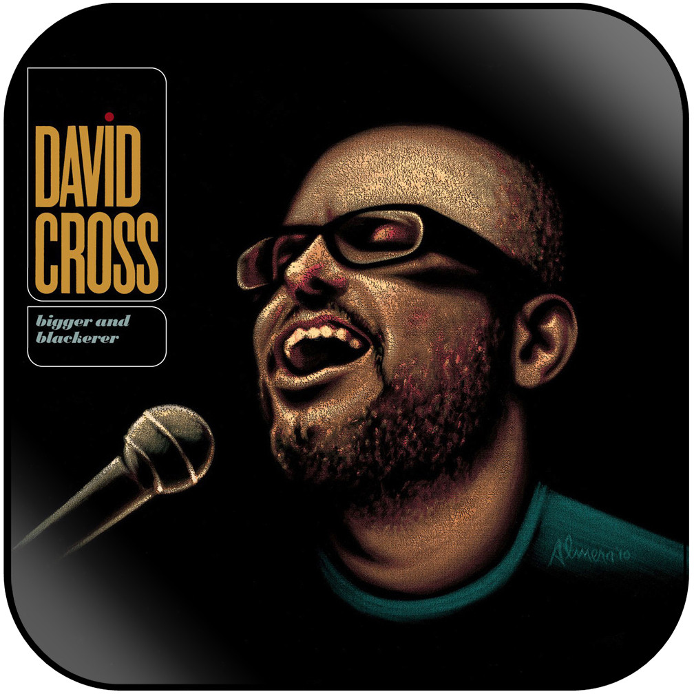 David Cross Bigger And Blackerer Album Cover Sticker Album Cover Sticker