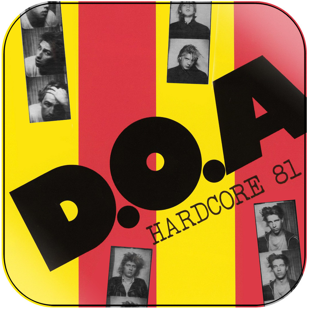 DOA Hardcore 81 Album Cover Sticker