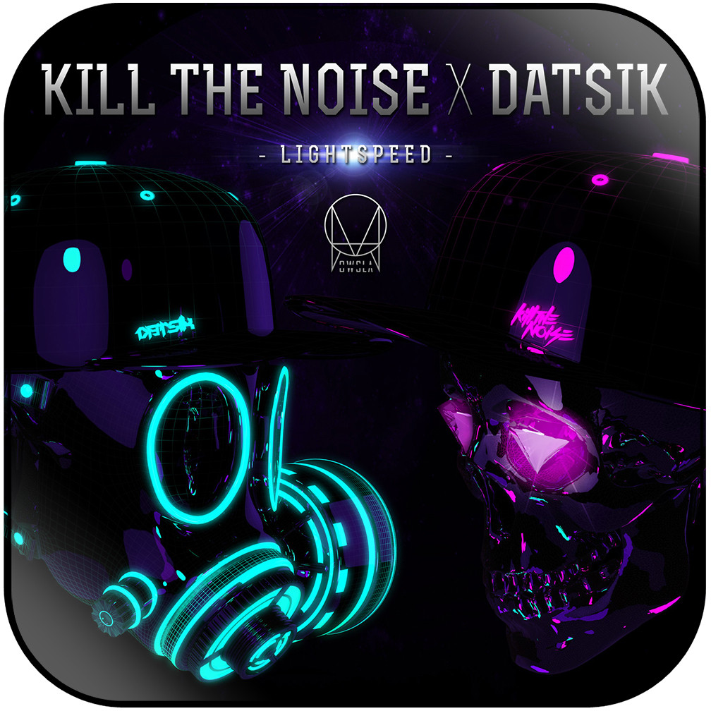 Datsik Lightspeed Album Cover Sticker