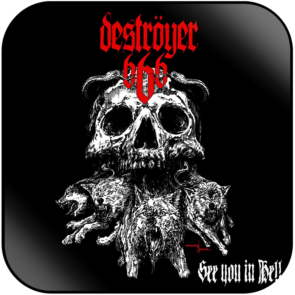 Destroyer 666 See You In Hell Album Cover Sticker