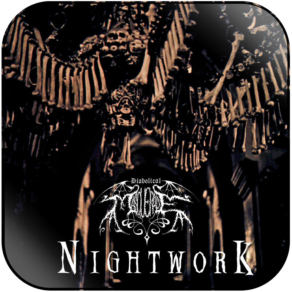 Diabolical Masquerade Nightwork Album Cover Sticker