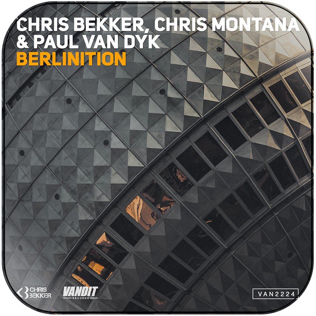 Paul van Dyk Berlinition Album Cover Sticker