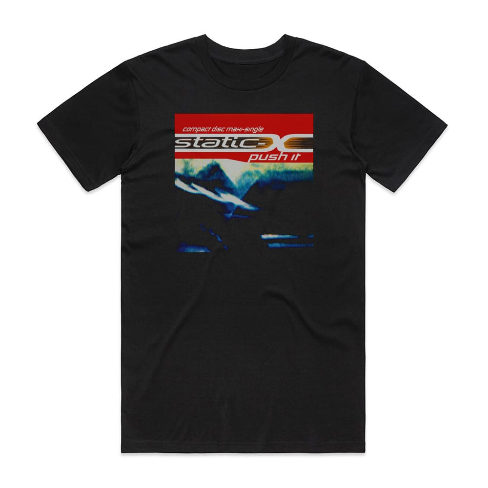 Static-X Push It Album Cover T-Shirt Black