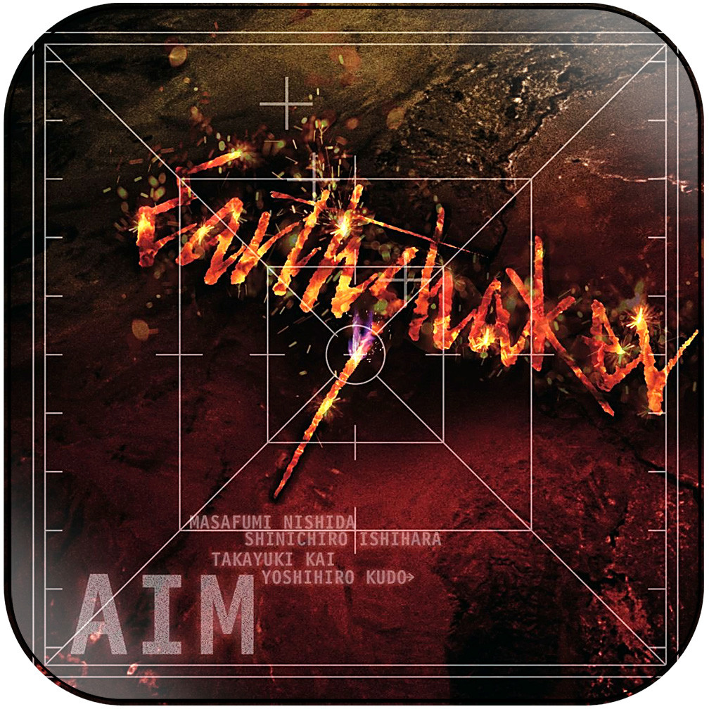 EARTHSHAKER Aim Album Cover Sticker
